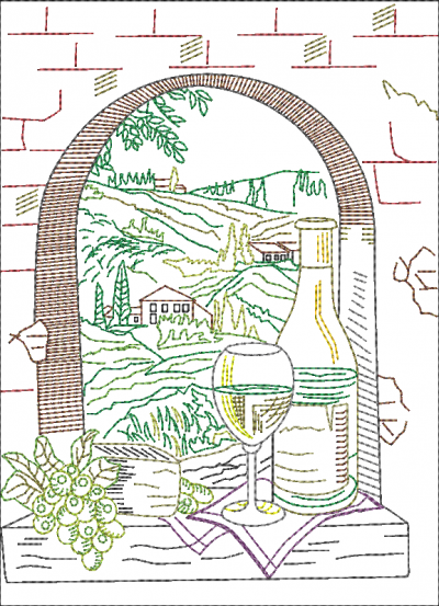 Scenic Windows Designs | Machine Embroidery Designs By Sew Swell