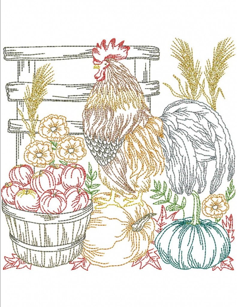 Easy Rooster Blocks | Machine Embroidery Designs By Sew Swell