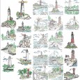 Lighthouse Portraits | Machine Embroidery Designs By Sew Swell