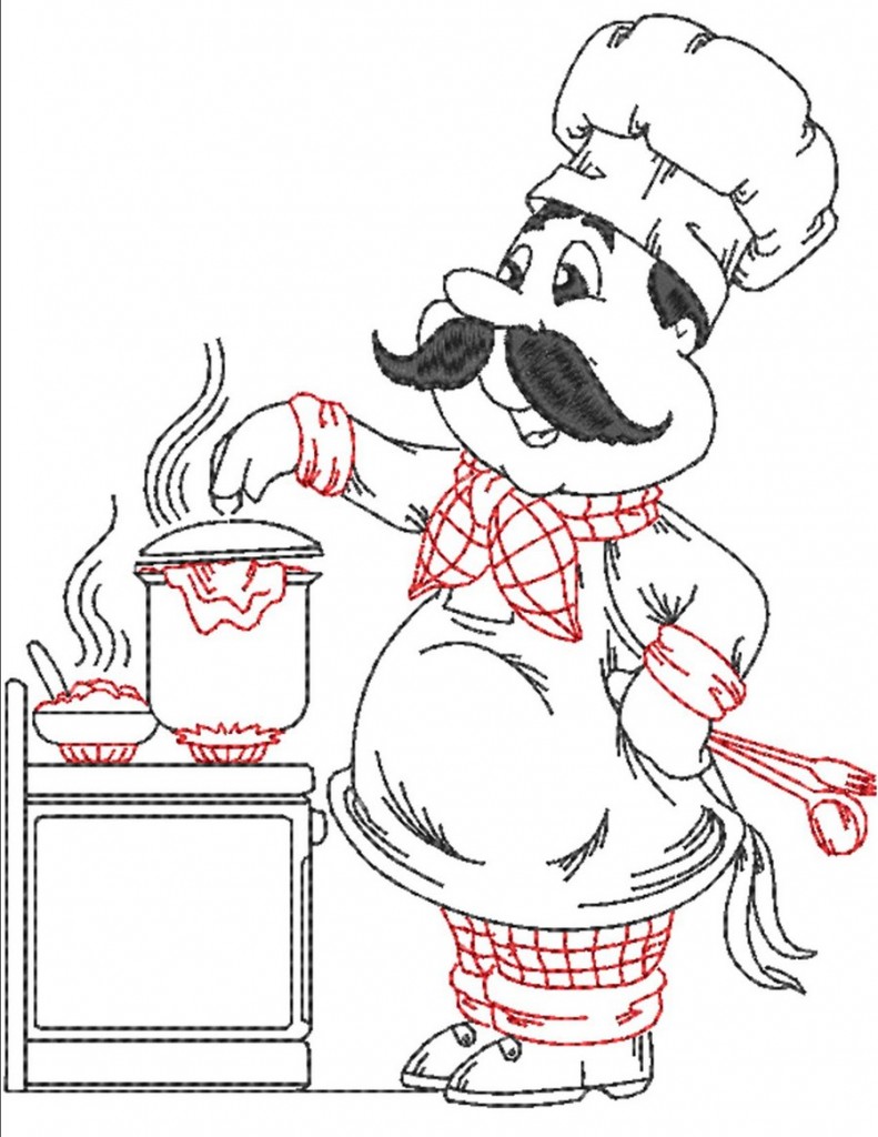 Four Star Italian Chefs | Machine Embroidery Designs By Sew Swell