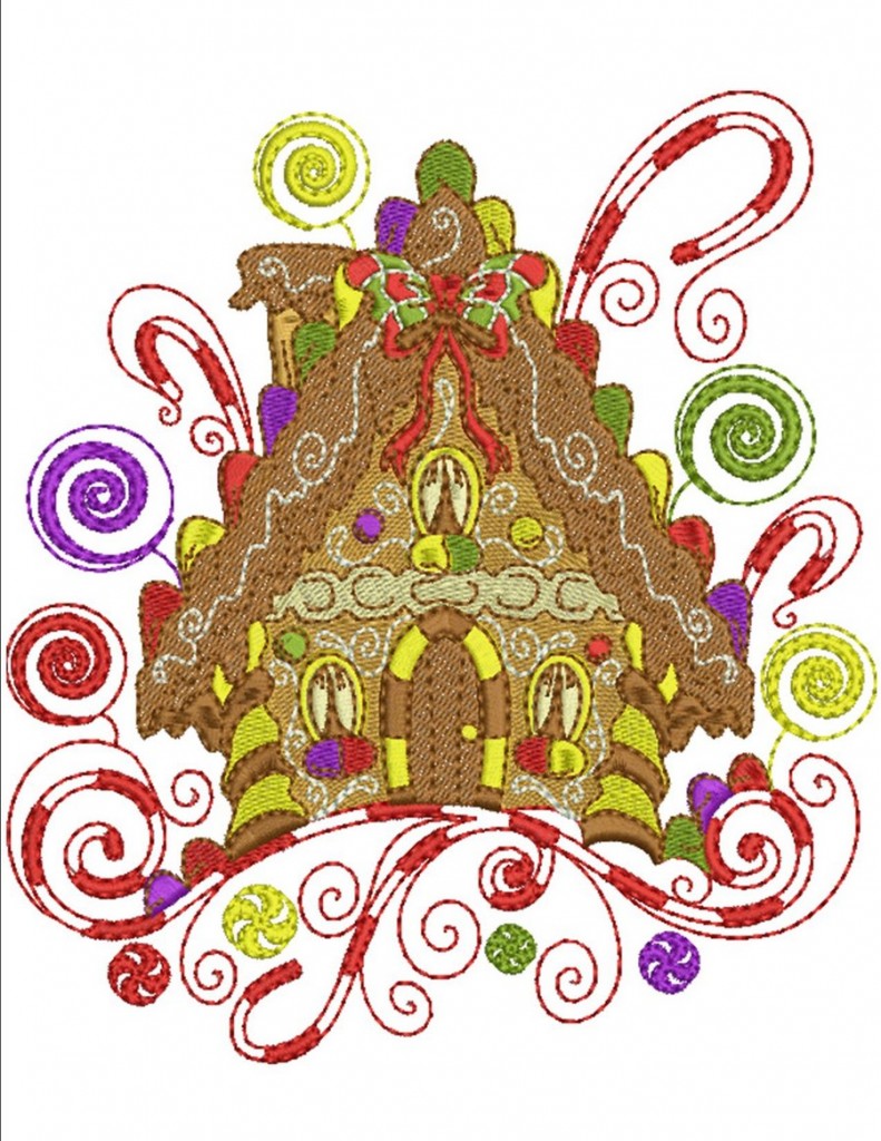 Gingerbread Family | Machine Embroidery Designs By Sew Swell