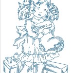 Yuletide Girls of Yesteryear | Machine Embroidery Designs By Sew Swell