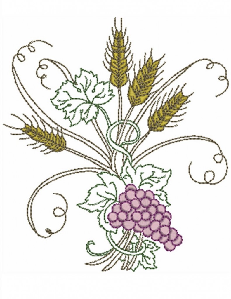 Grape Harvest Collection | Machine Embroidery Designs By Sew Swell