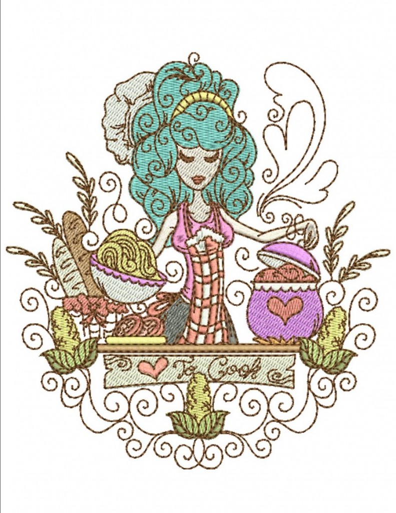 French Chefs Designs | Machine Embroidery Designs By Sew Swell