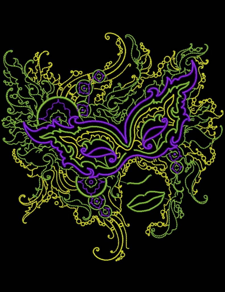 Masquerade Masks | Machine Embroidery Designs By Sew Swell