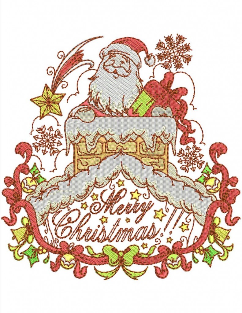 Santa Claus is Coming to Town | Machine Embroidery Designs By Sew Swell