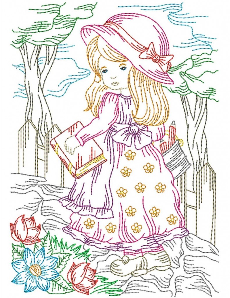 School Days of Yesteryear | Machine Embroidery Designs By Sew Swell