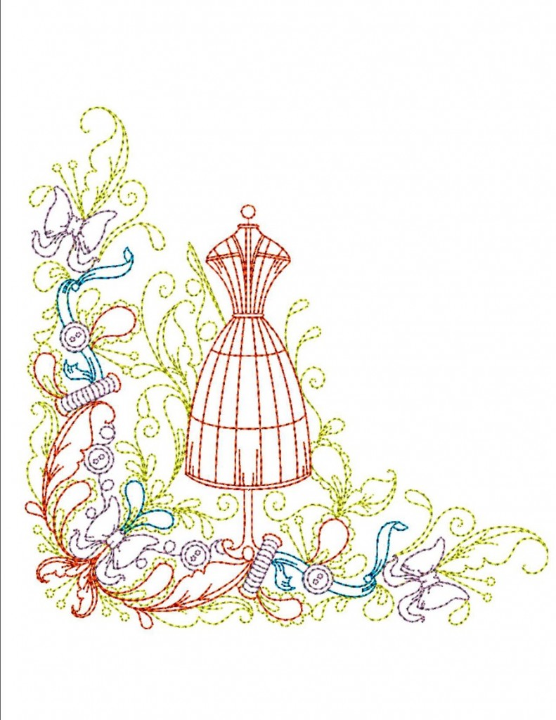 Sewing Room Borders | Machine Embroidery Designs By Sew Swell