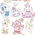 Two Toned Big Top Designs | Machine Embroidery Designs By Sew Swell