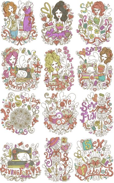 Love Sewing | Machine Embroidery Designs By Sew Swell