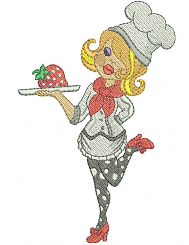 Fun Chef Ladies | Machine Embroidery Designs By Sew Swell
