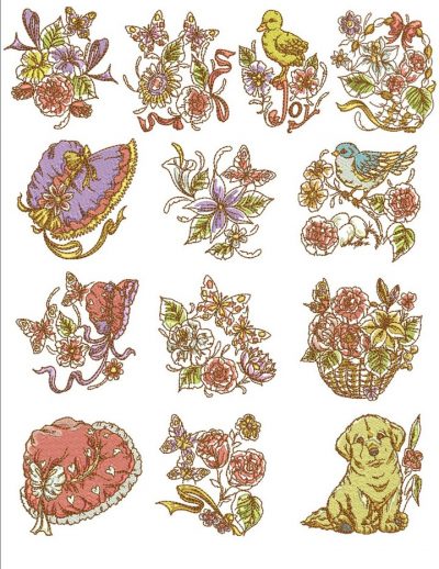Watering Cans From The Garden Machine Embroidery Designs By Sew Swell