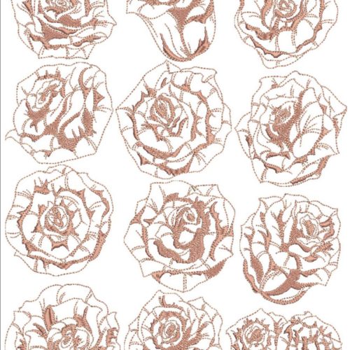 Vintage Rose | Machine Embroidery Designs By Sew Swell