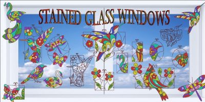 Stained Glass Windows | Machine Embroidery Designs By Sew Swell