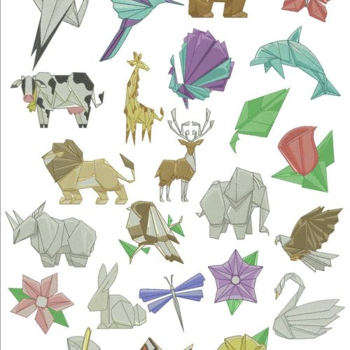 Origami | Machine Embroidery Designs By Sew Swell