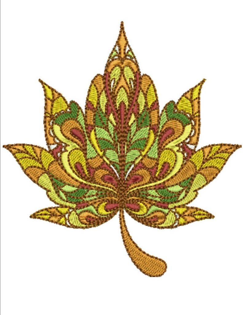 Magical Leaves | Machine Embroidery Designs By Sew Swell
