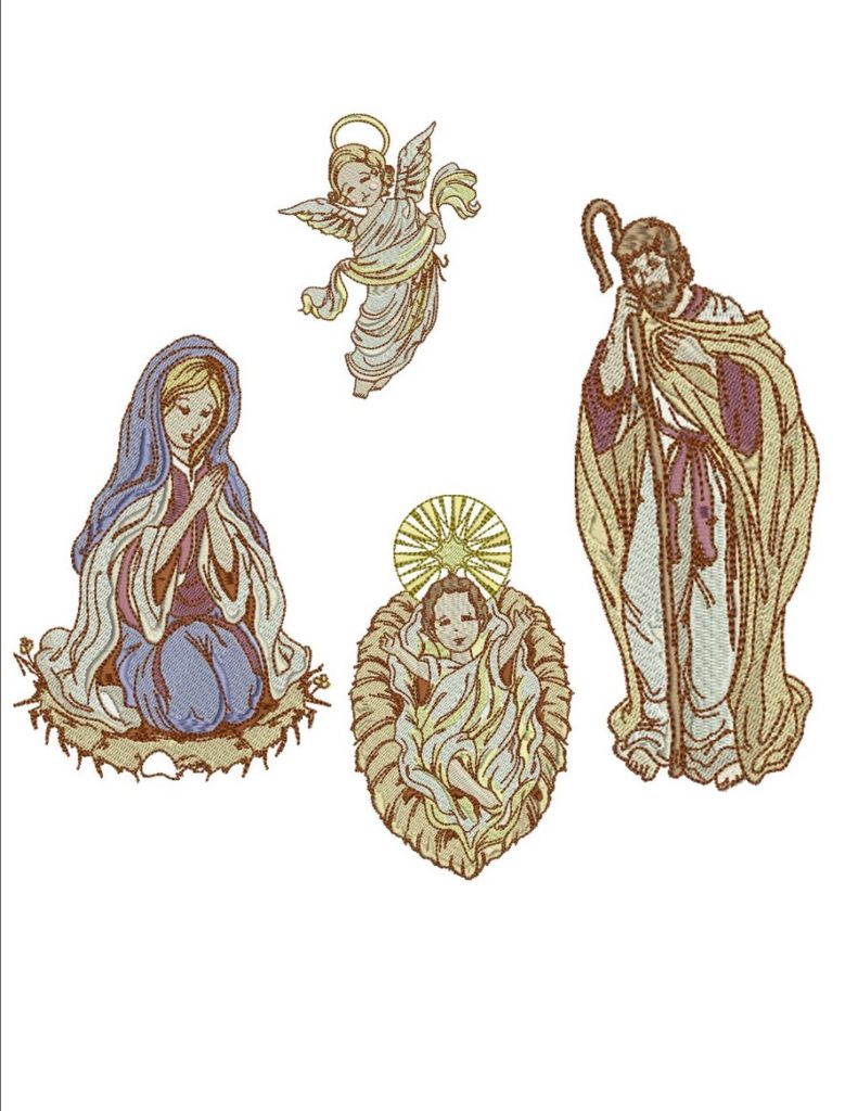 Nativity of Christ | Machine Embroidery Designs By Sew Swell