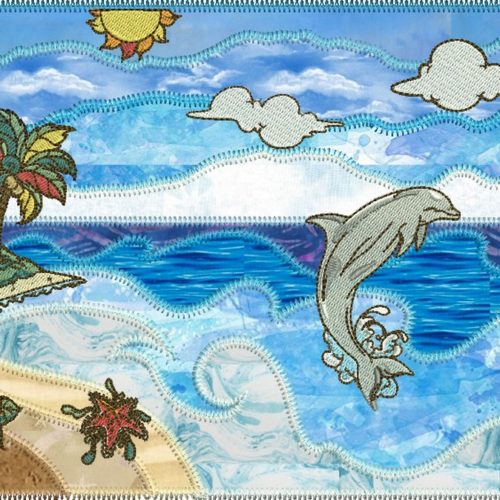 Seascape Project | Machine Embroidery Designs By Sew Swell