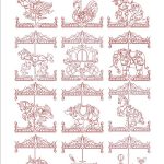 Carousel Redwork | Machine Embroidery Designs By Sew Swell
