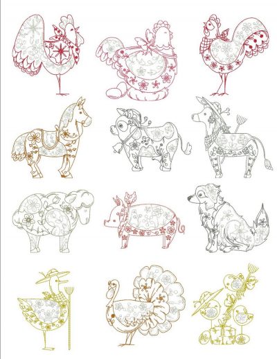 Farm Chic | Machine Embroidery Designs By Sew Swell